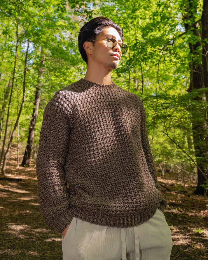 Brick Sweater Pattern – Reiko Fibers